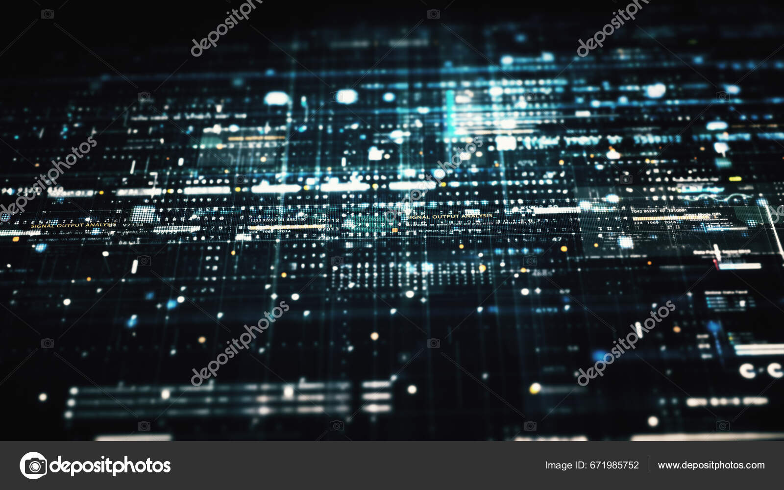 Tech User Interface Head Display Background Computer Desktop Screen ...