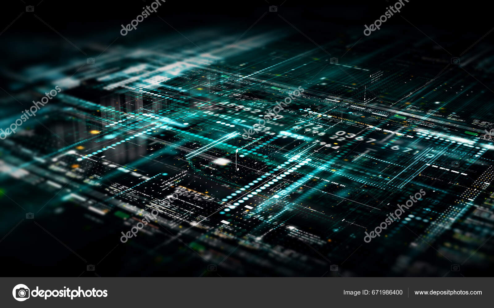 Advanced Data Matrix Simulation Cutting Edge Digital Environment ...