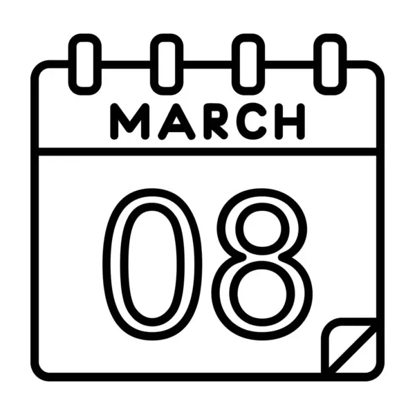 Calendar Date March Stock Vector by ©Robert-Angle 692484320