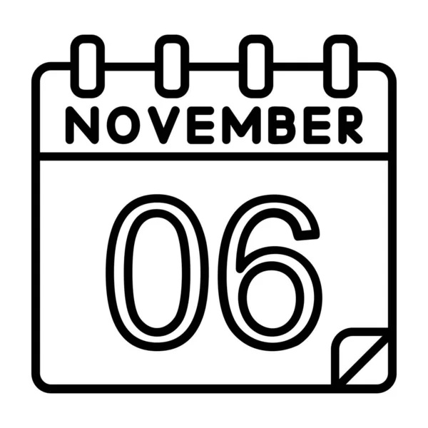 November Calendar Clip Art Black And White