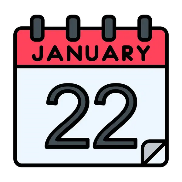 January Icon Vector Illustration Stock Vector by ©Robert-Angle 690889504