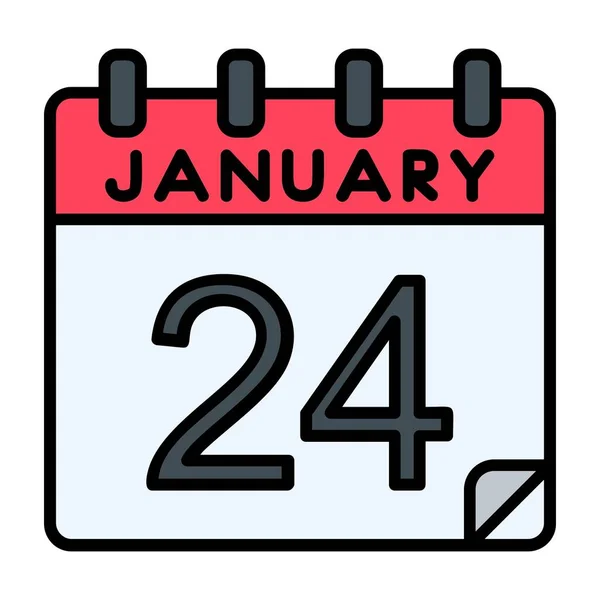 January Icon Vector Illustration Stock Vector by ©Robert-Angle 690889504