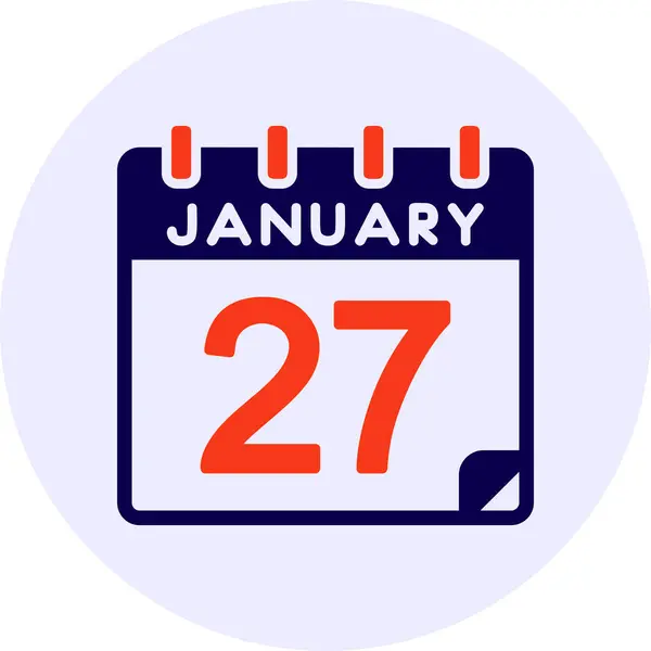 January Icon Vector Illustration Stock Vector by ©Robert-Angle 690889504