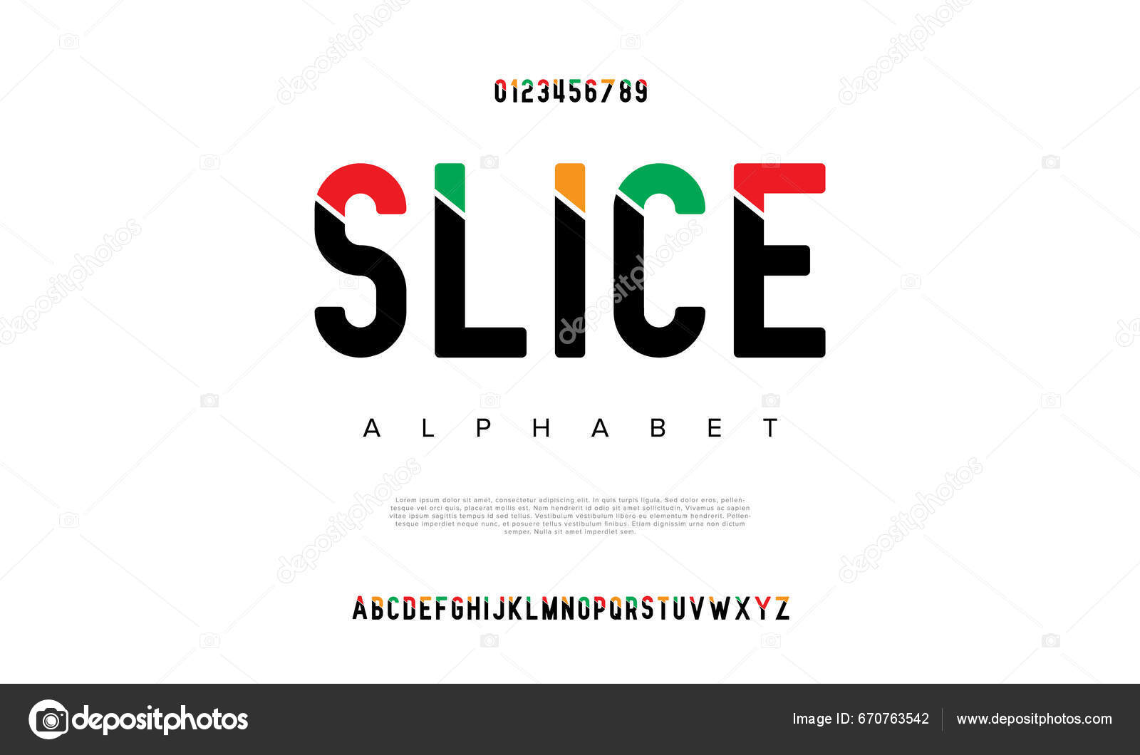 Стилизованный Баннерный Шрифт Векторная Иллюстрация Стоковый вектор ...