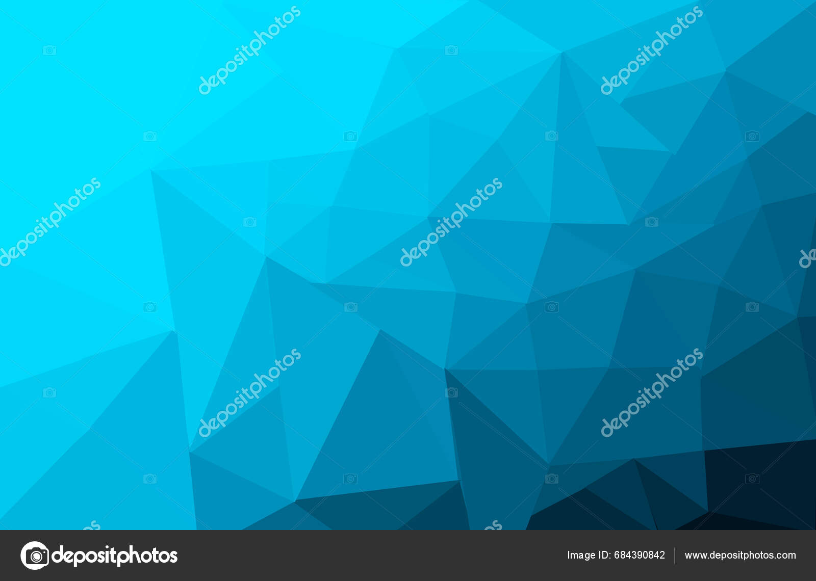Triangle Blue Abstract Geometric High Quality Background Image ...