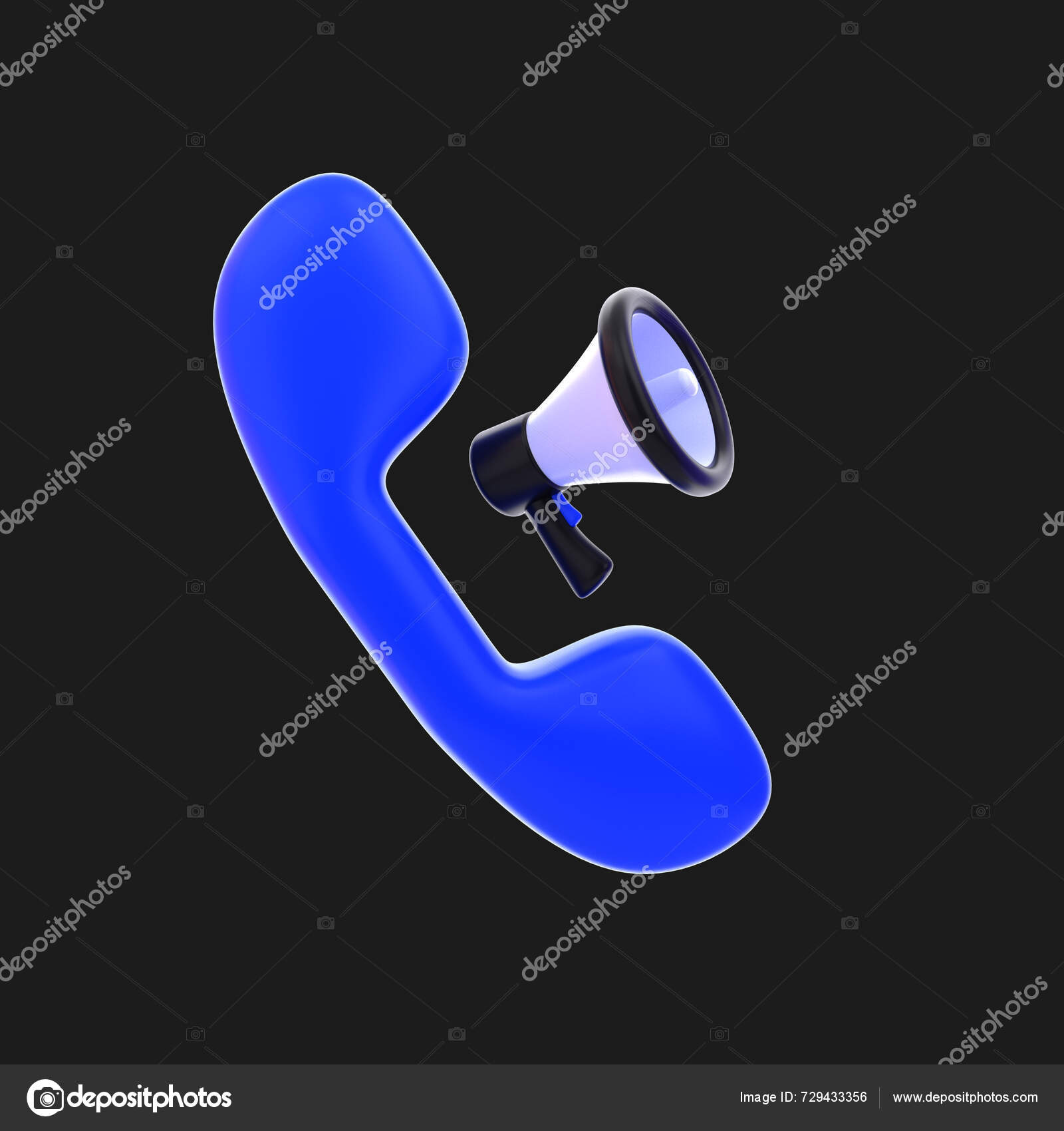 Icon Direct Call Illustration Element Rendering Graphic Elements Design ...