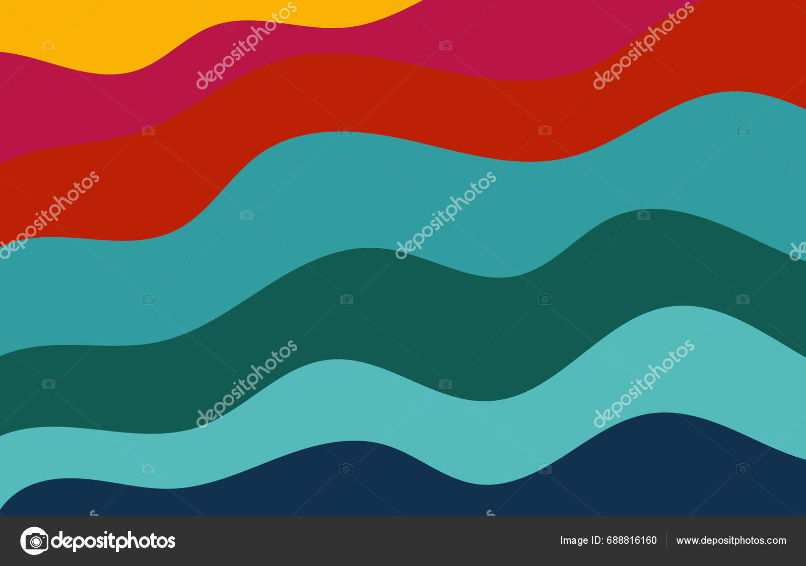 Colorful Groovy Background Design Concept Abstract Background Stock ...
