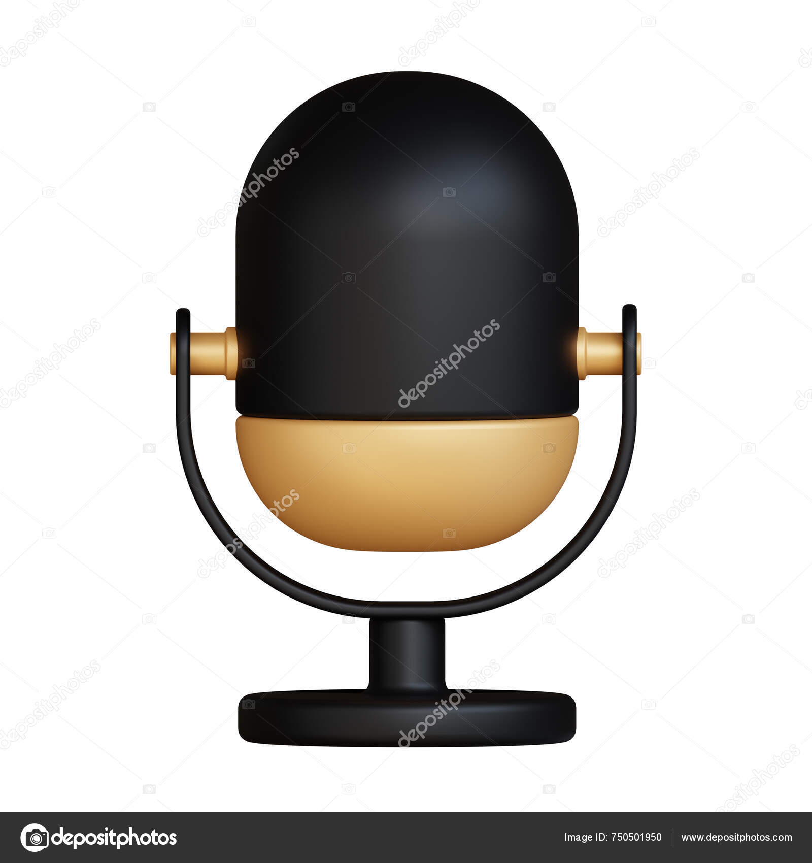 Microphone Element Music Icon — Stock Photo © uigodesign #750501950