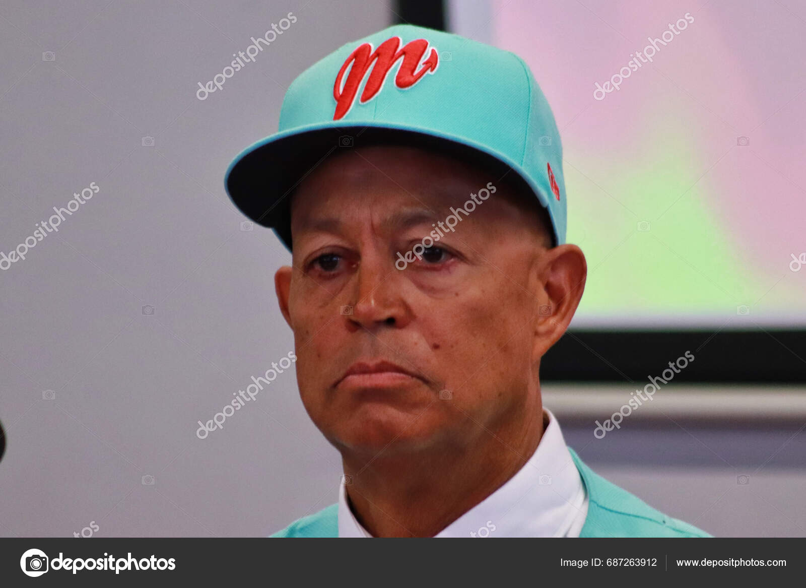 November 2023 Mexico City Mexico Lorenzo Bundy Attends Press Conference ...