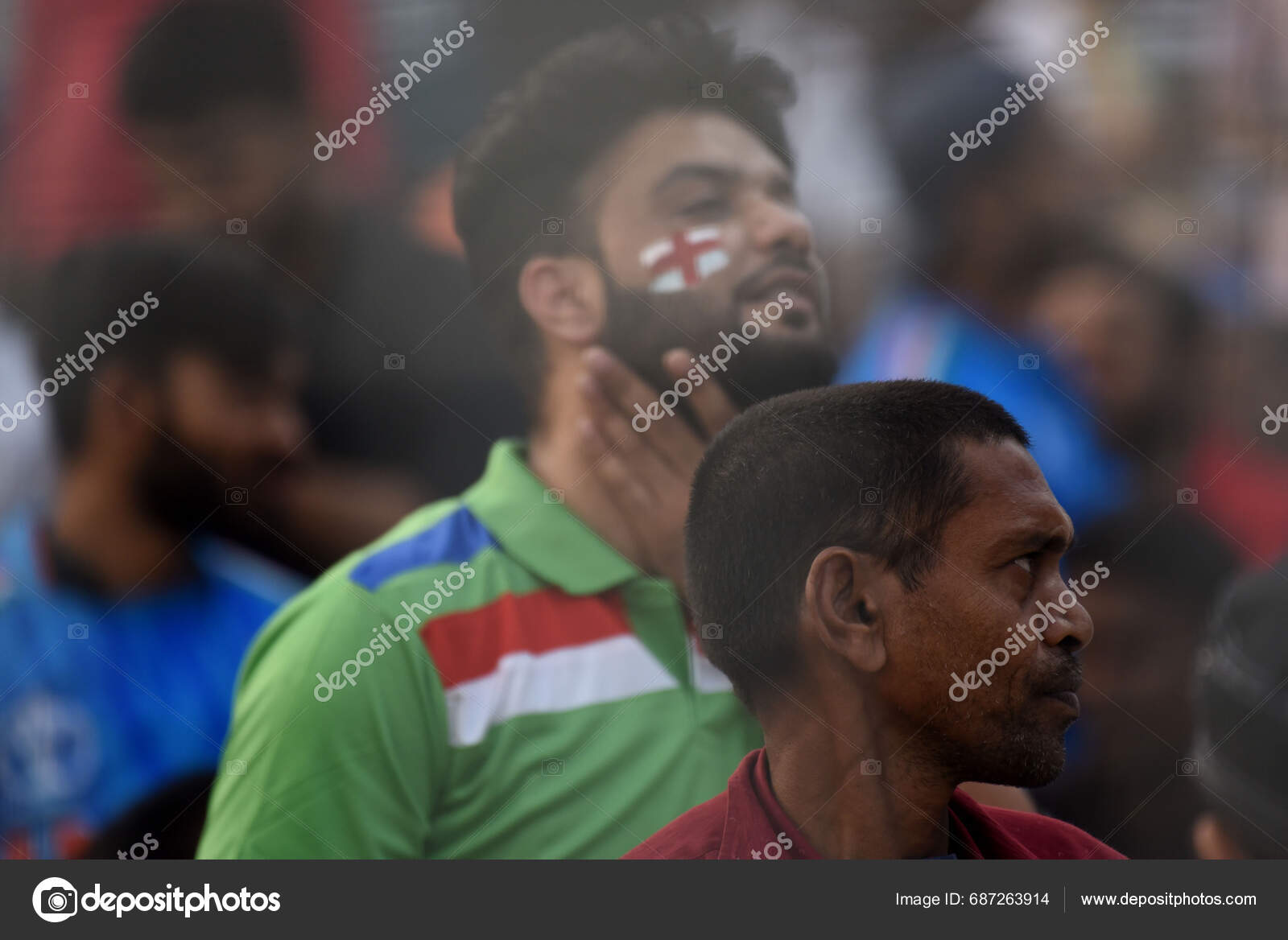 November Kolkata India Fans Seen 2023 Icc Men's Cricket World — Stock ...