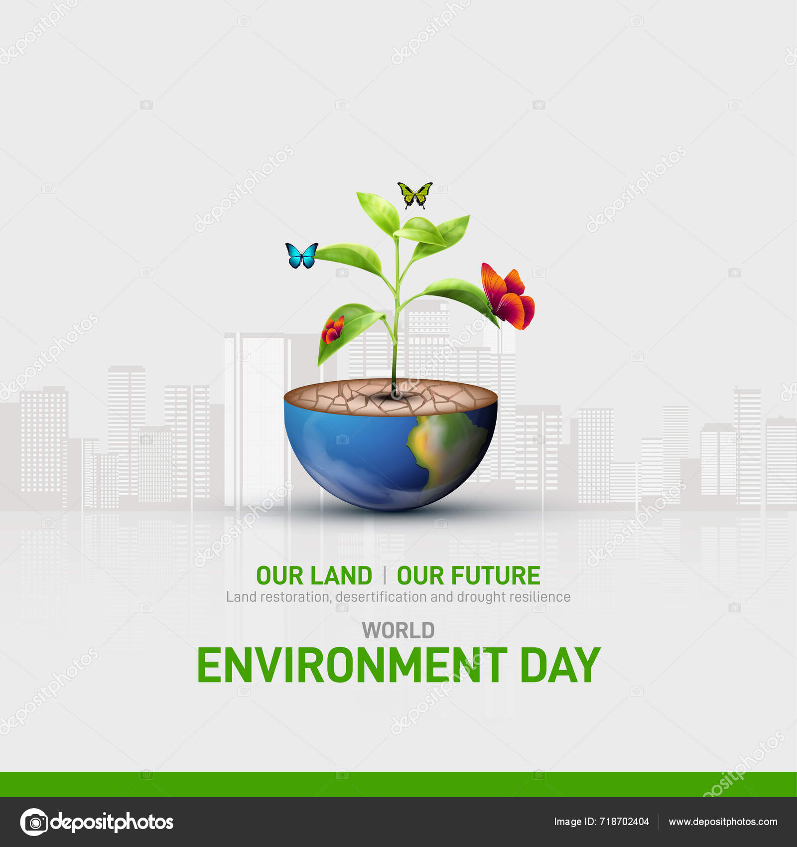 World Environment Day 2024 Concept Land Restoration Desertification ...