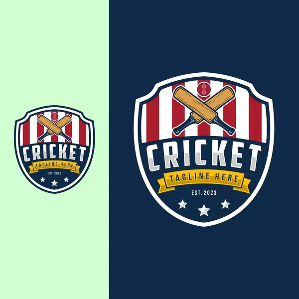Logo Cricket Sport Team Cricket Logo Vector Illustration Competition ...
