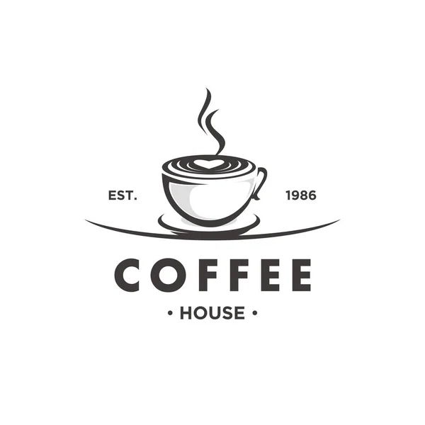 Vektorová Grafika Logem Kávy Loga Kavárny Etikety Odznaky Stock Vektor ...