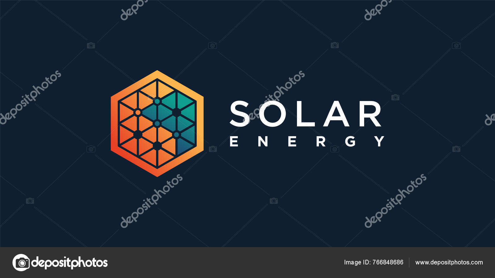 Solar Technology Logo Vector Design Modern Concept Idea Stock Vector by ...