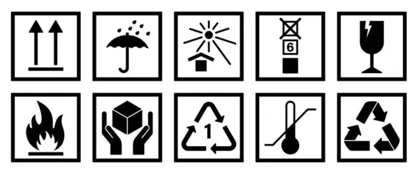 Packaging symbols Vector Images | Depositphotos