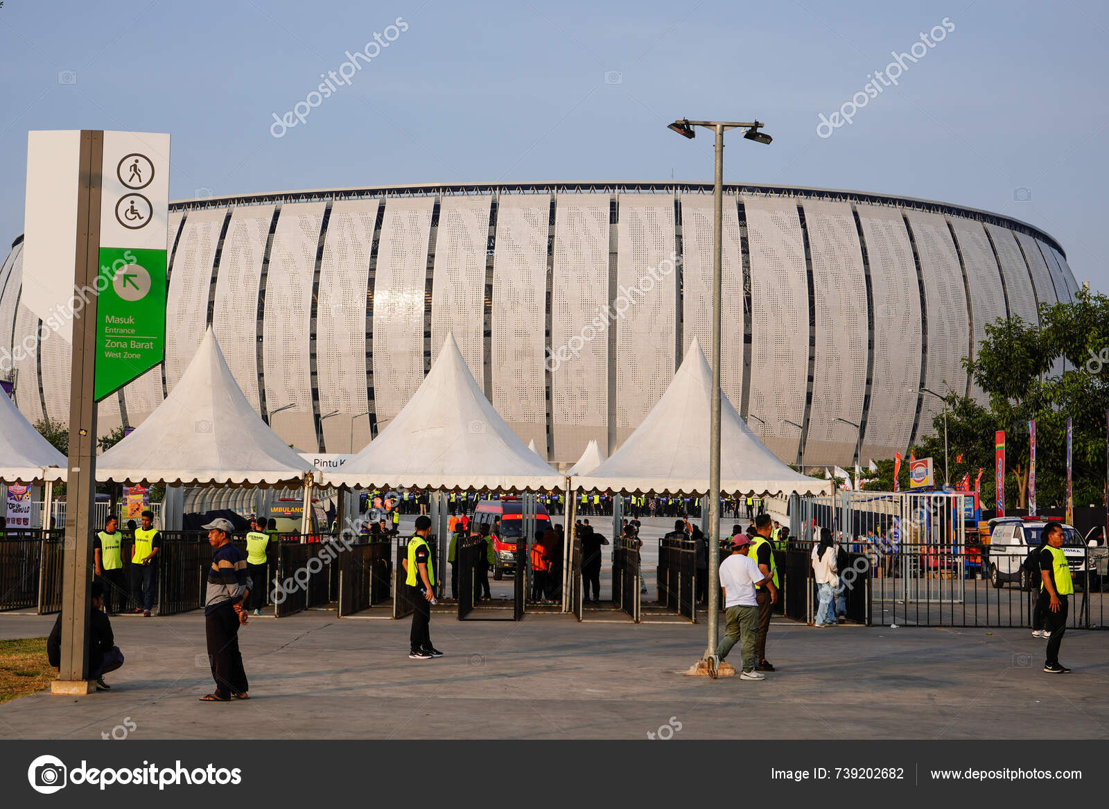 Ancol North Jakarta August 2024 Exterior View Football Stadium Coaches ...