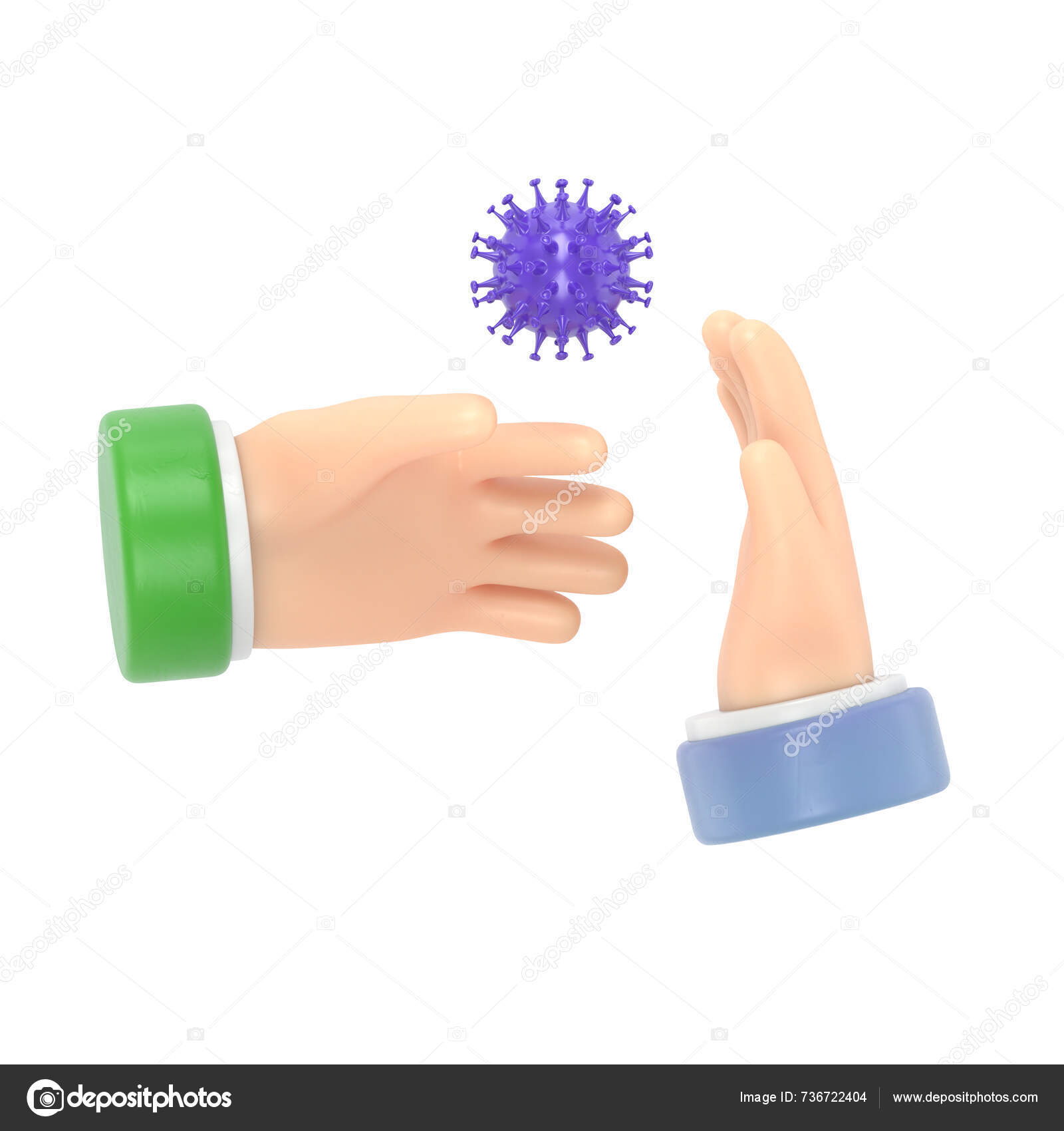 Hand Virus Bacteria Finger Icon — Stock Photo © fengdr2020@gmail.com ...