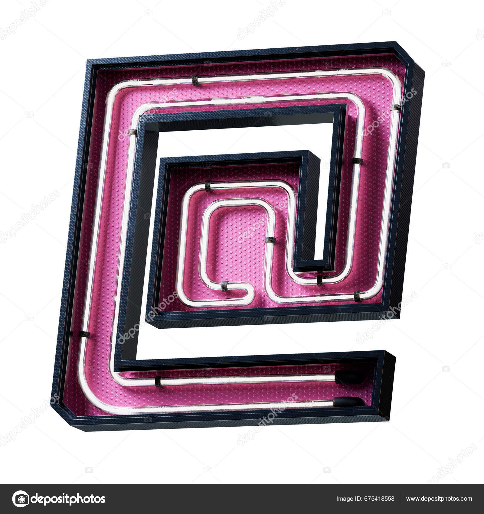 Letra Rosa Neón — Foto de stock © urbanstar1982@gmail.com #675418558