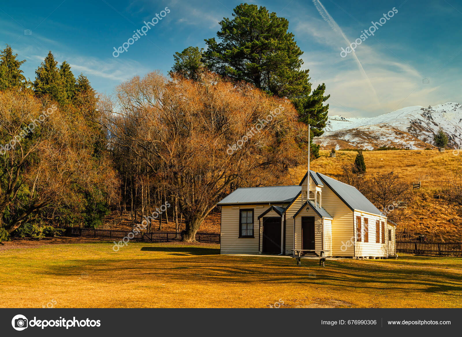 Historic House Cardrona Hall Cardrona South Island New Zealand — Stock ...