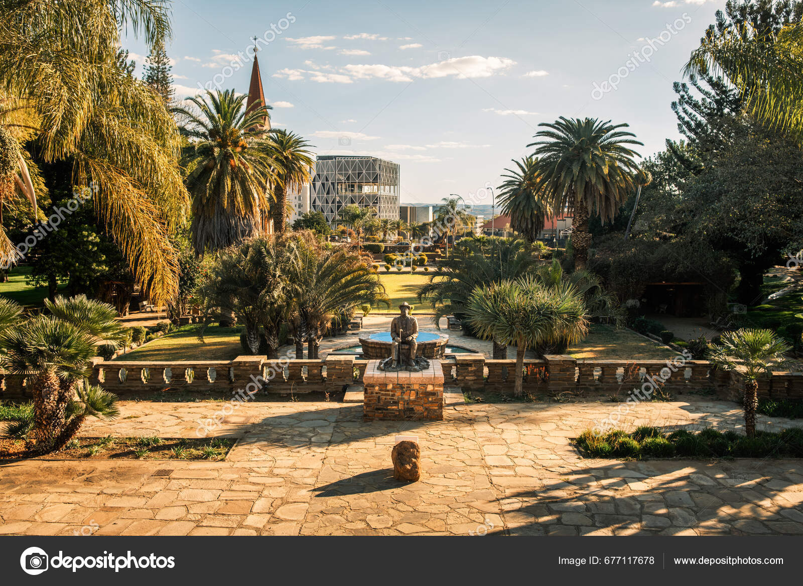 Parliament Gardens Statue Herero Chief Hosea Kutako Who Played ...
