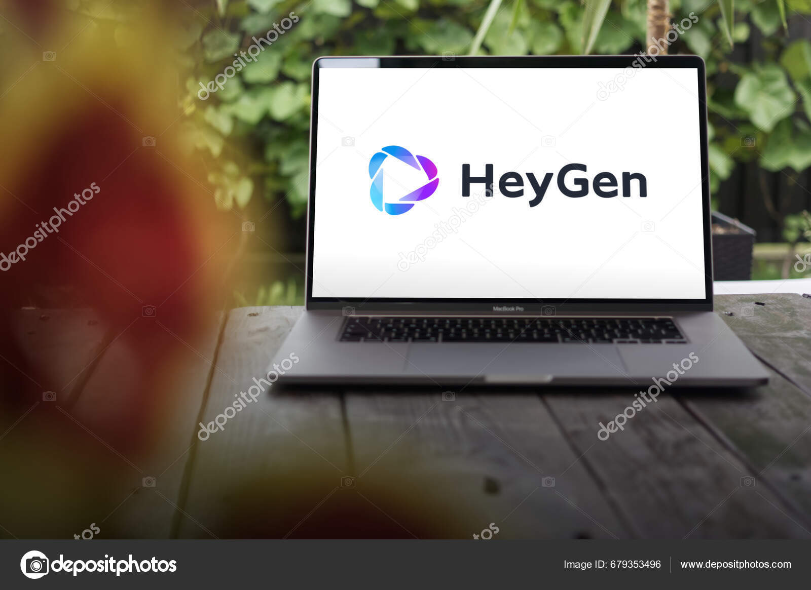 Wroclaw Poland October 2023 Heygen Logo Software Video Text Creation ...