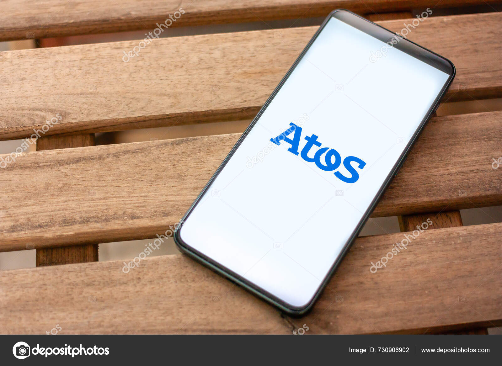 Wroclaw Poland July 2024 Atos Logo Global Leader Digital Transformation ...