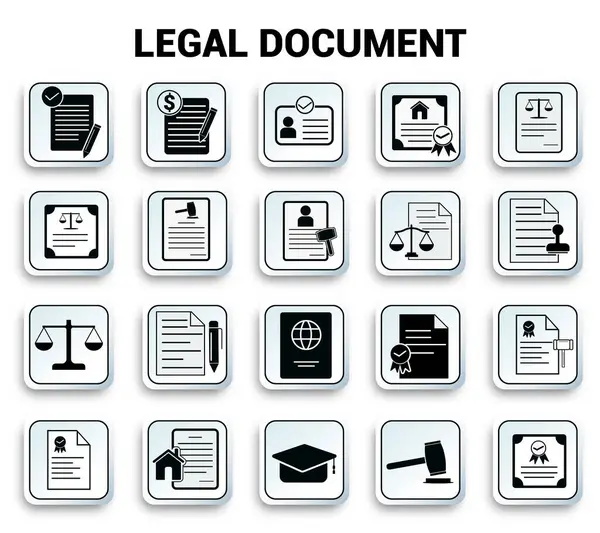 Legal documents Vector Images | Depositphotos