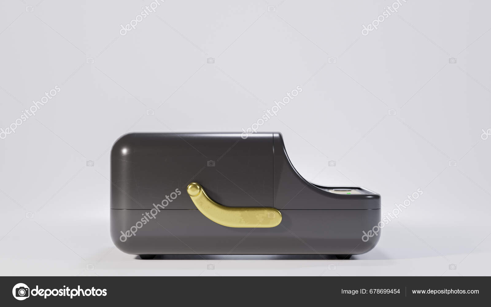 Retro Wireless Label Printer Product Design Concept Premium Photo ...