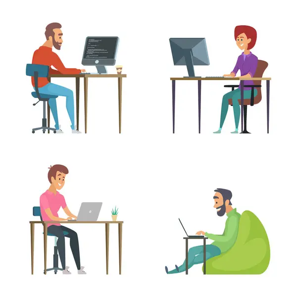 Tech workers Stock Photos, Royalty Free Tech workers Images | Depositphotos