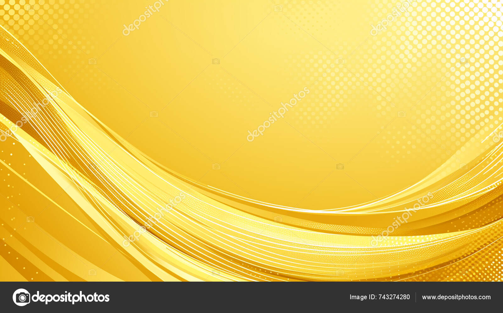 Yellow Abstract Background Gradient Waves — Stock Photo © acun44 #743274280