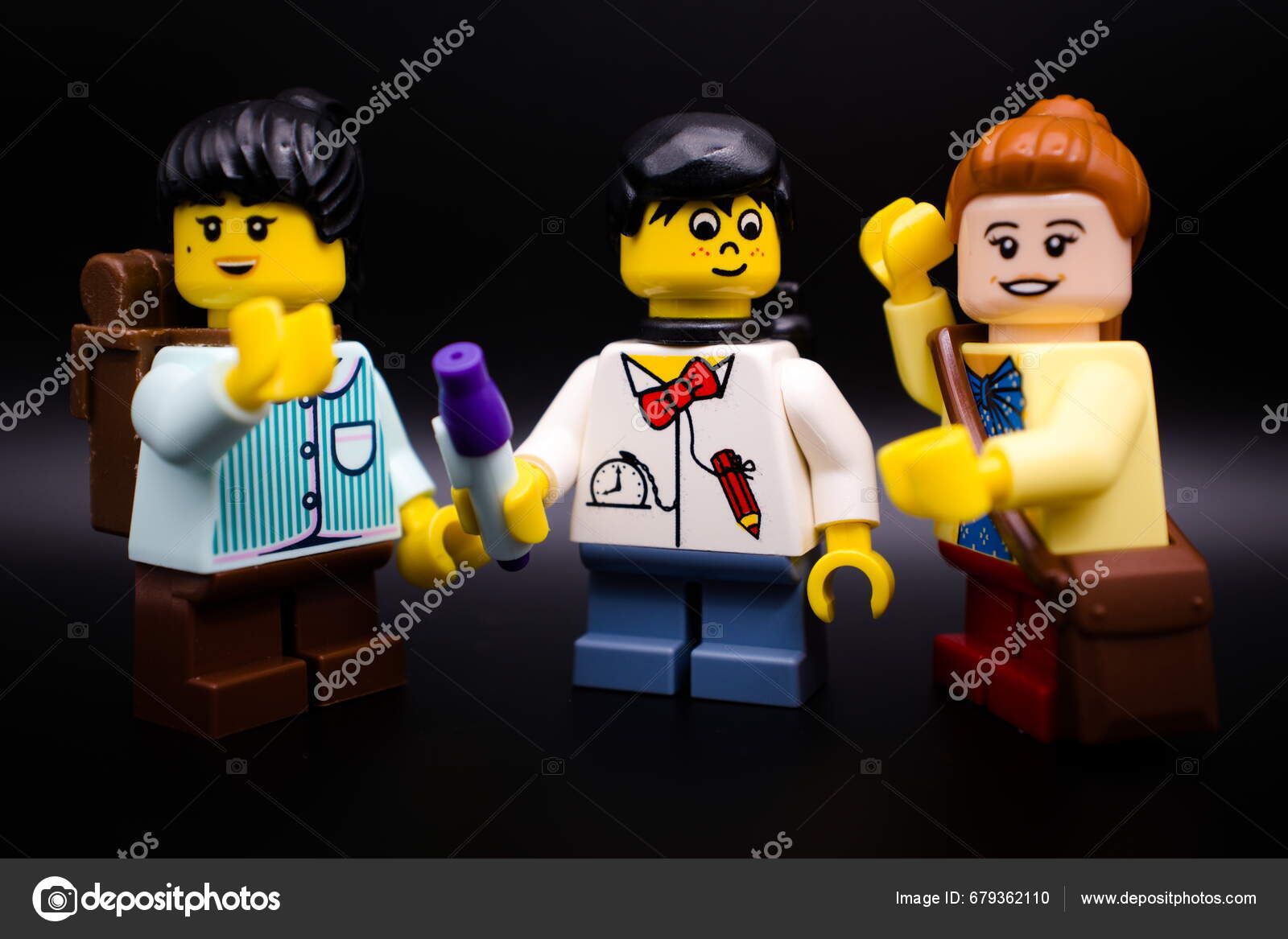 Warsaw Poland September 2023 Back School Lego Minifigure All Other ...