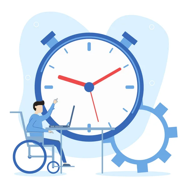 Business Time Management Scene Character Plan Meetings Calendar Manage ...