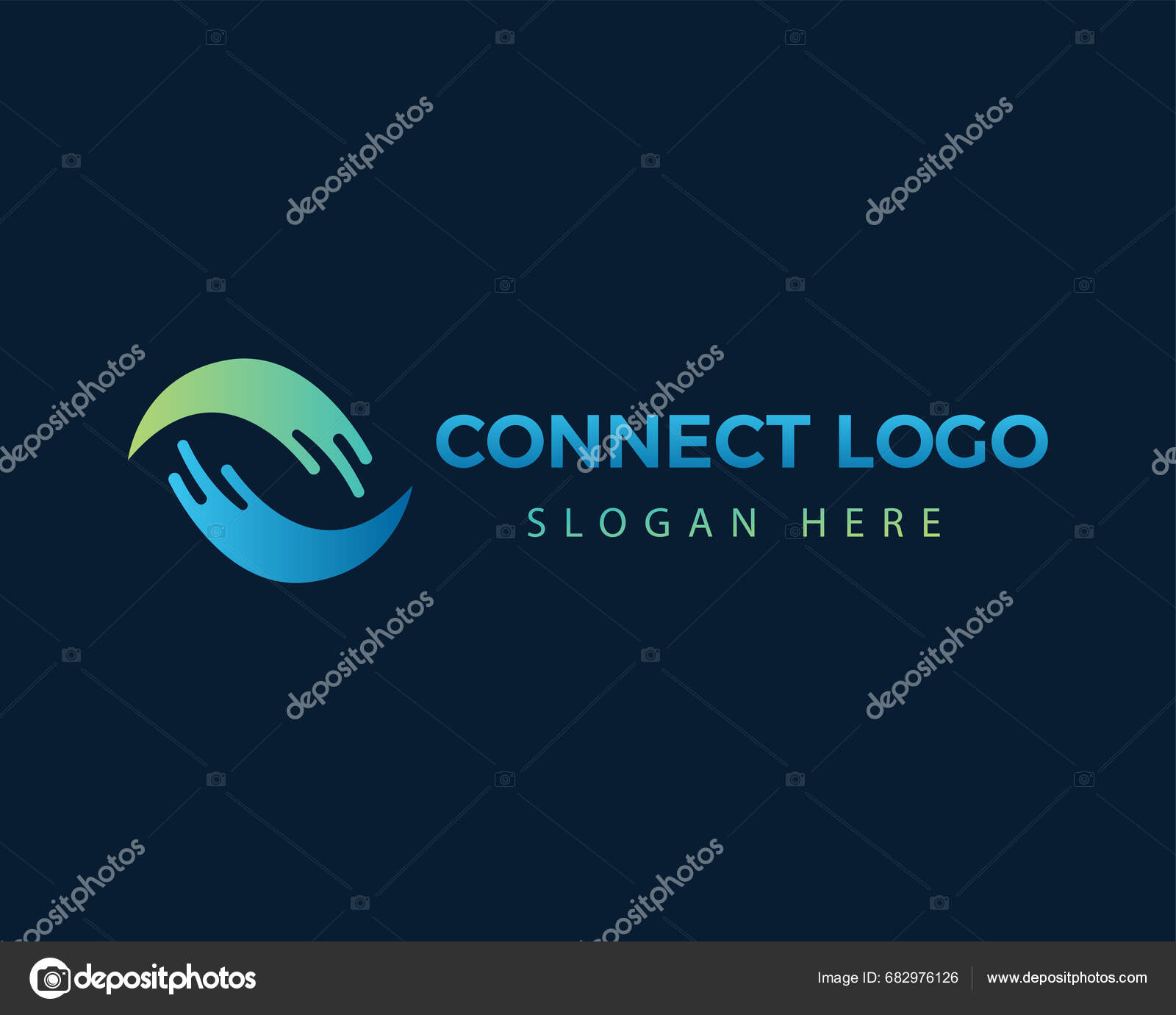 Logo Fast Connect Logo Tech Logo Logo Creative Logo Vector de stock por ...