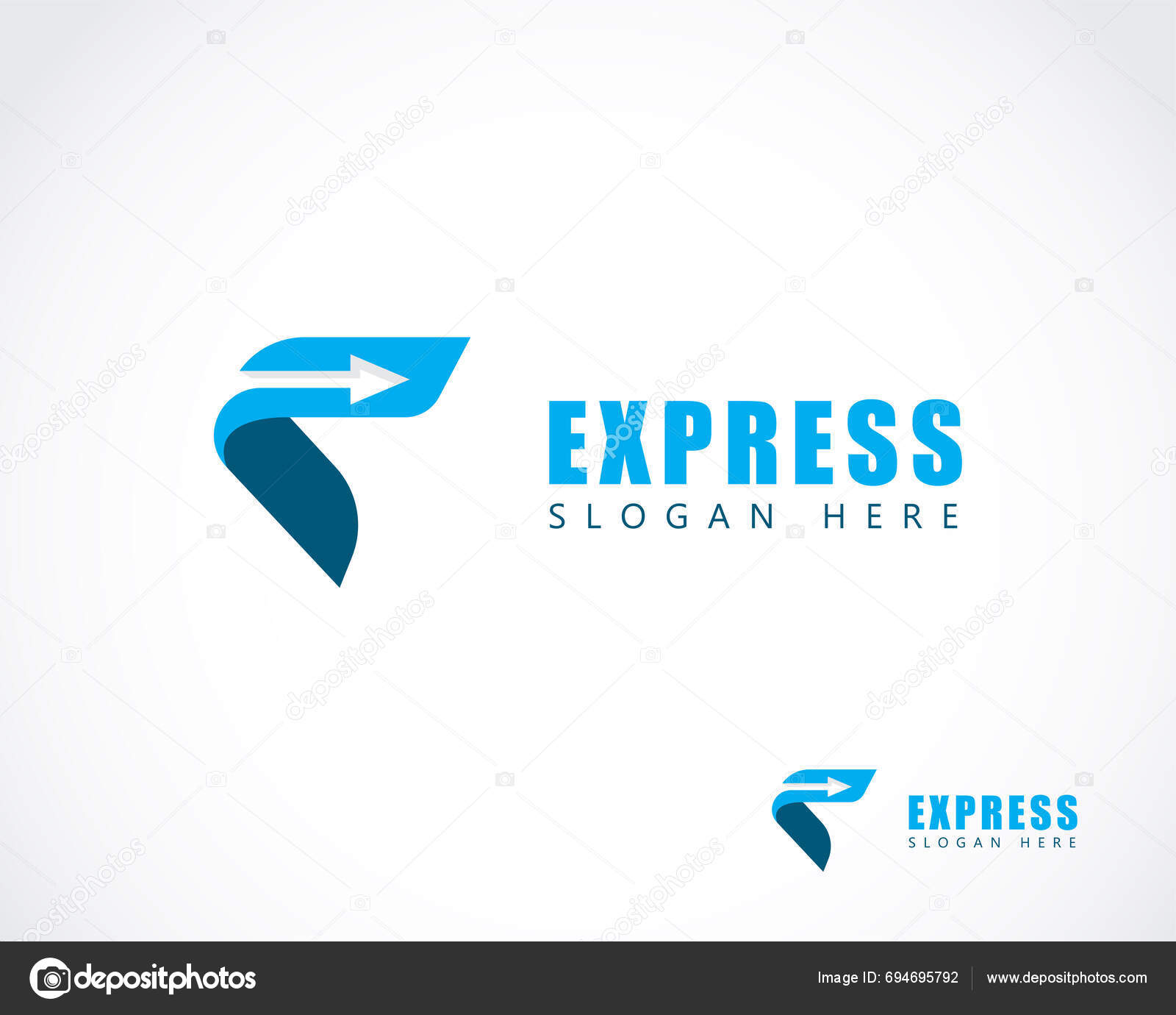 Express Logo Creative Delivery Logistics Arrow Fast Icon Sign Symbol ...