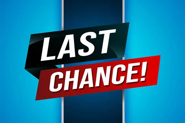 Last Chance Words Banner Design Template Marketing Last Chance ...