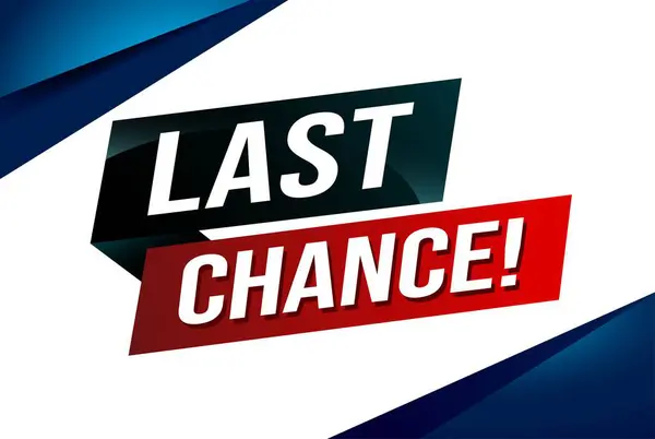 Last Chance Words Banner Design Template Marketing Last Chance ...