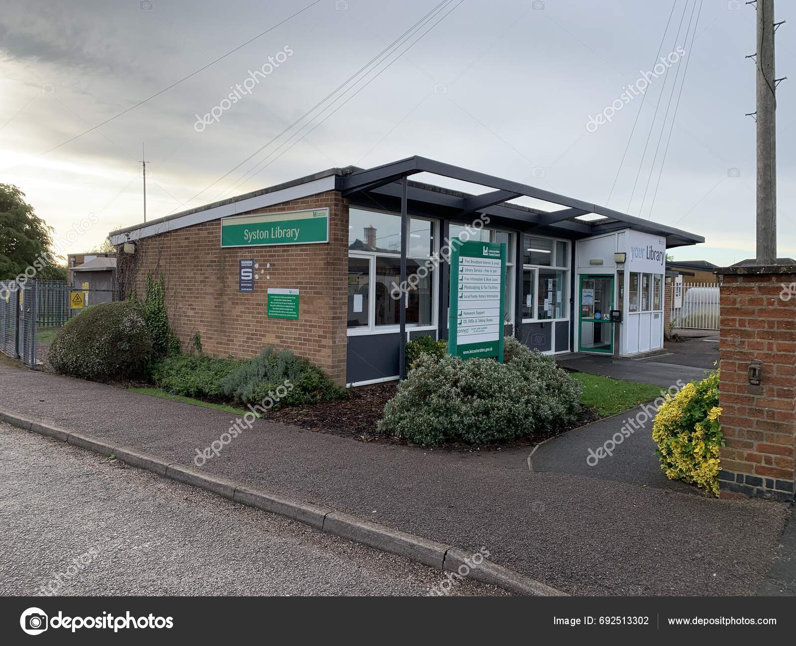 Syston Leicestershire May 2023 Syston Library Located Upper Church ...