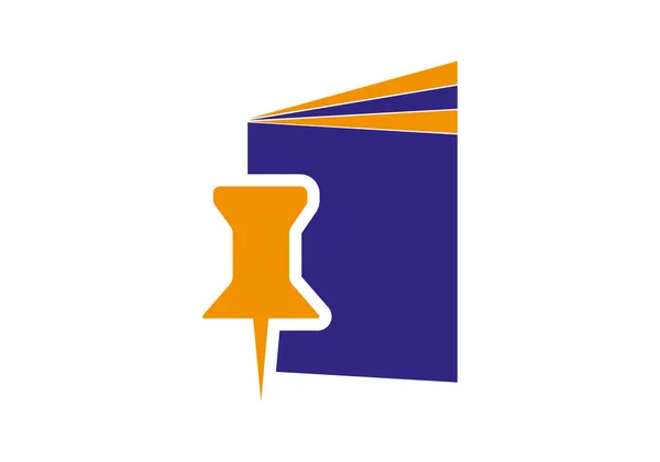 Open Book Logo Education Flat Vector Design Stock Vector by ©sultan ...