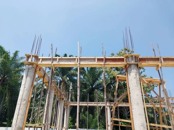 Formwork Cast Concrete Boards Supported Dolken Pairs Sloofs Beams ...