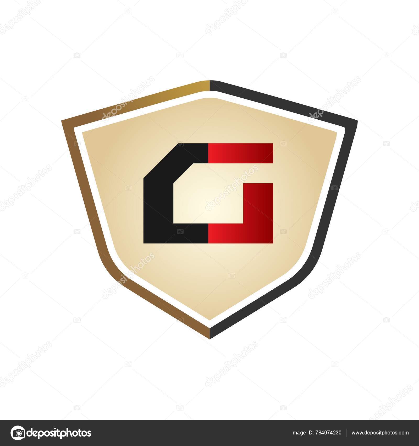 Shield Letter Logo Single — Stock Photo © nurul.muflikhun@gmail.com ...