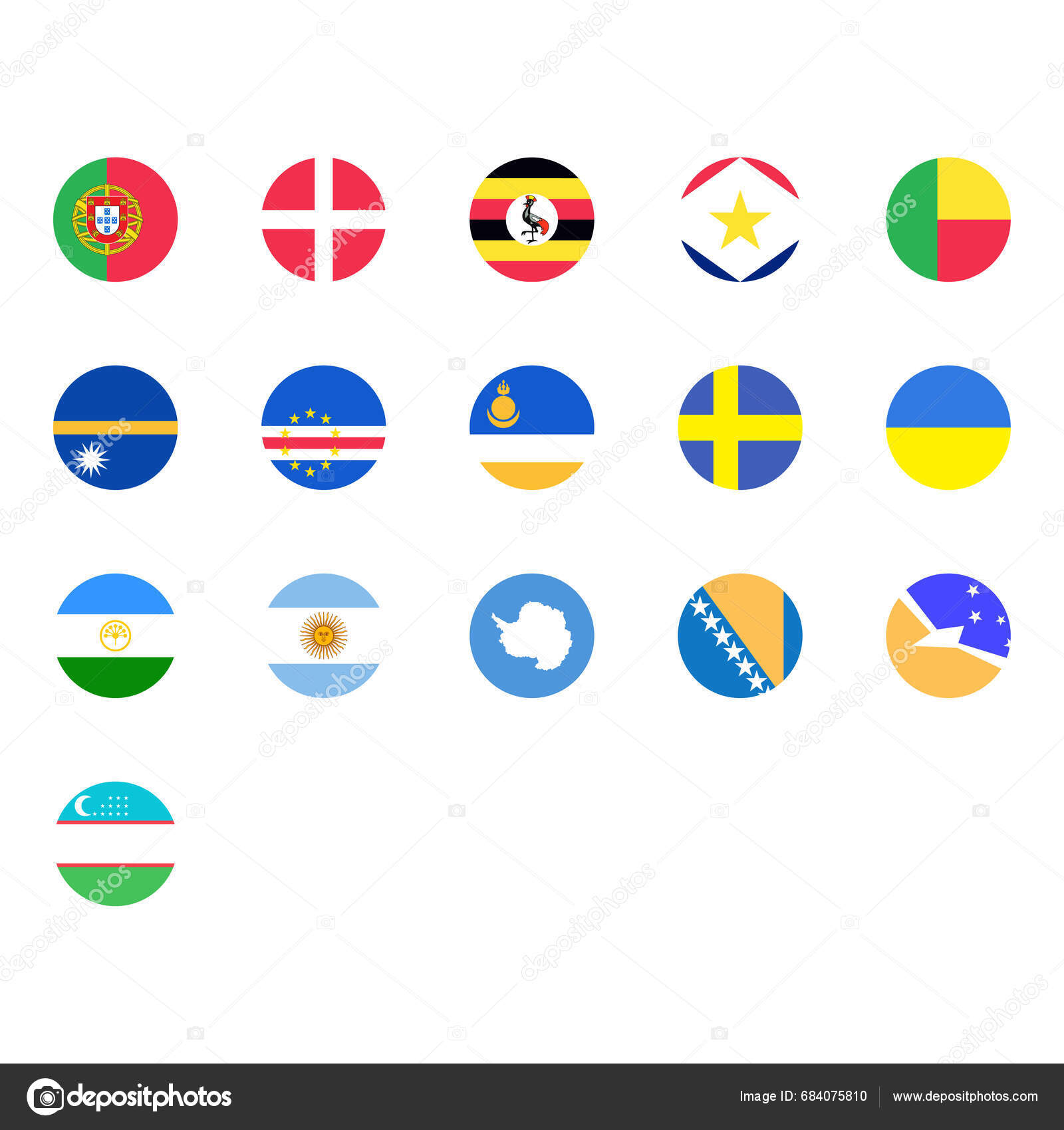 世界国旗矢量图解图库矢量图作者：© mrstalha333@gmail.com 684075810