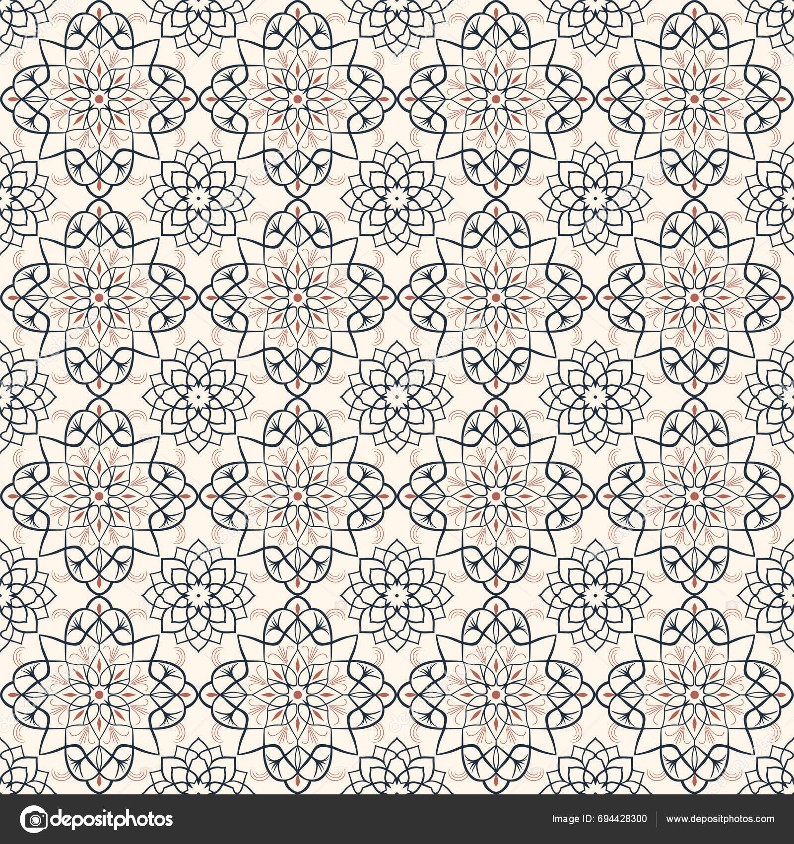 Traditional Arabic Pattern Arabic Seamless Pattern Islamic Vector ...