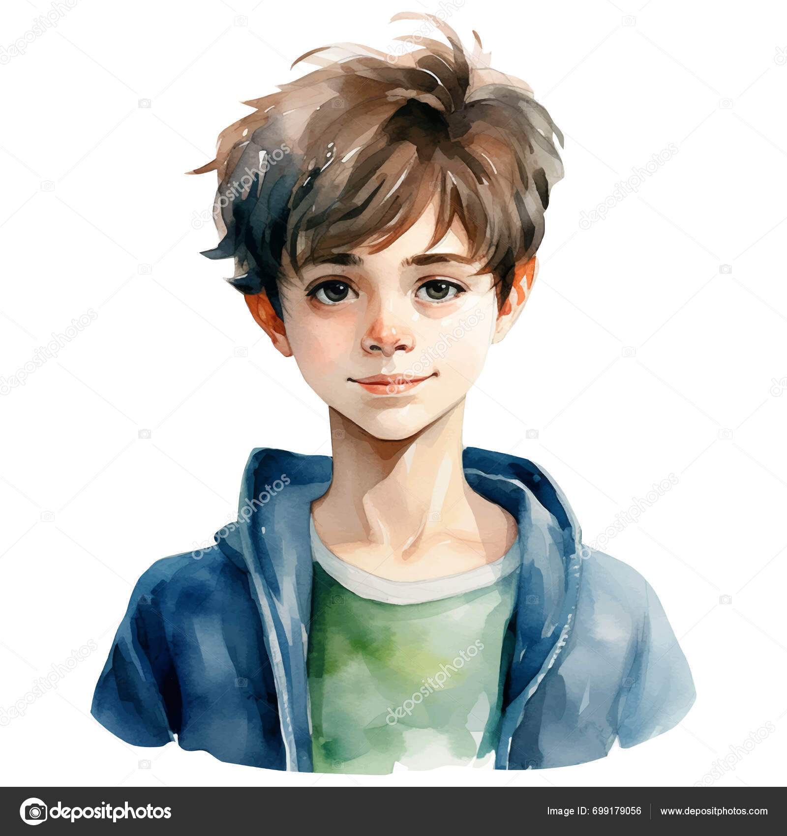 Desenho Realista De Um Adolescente