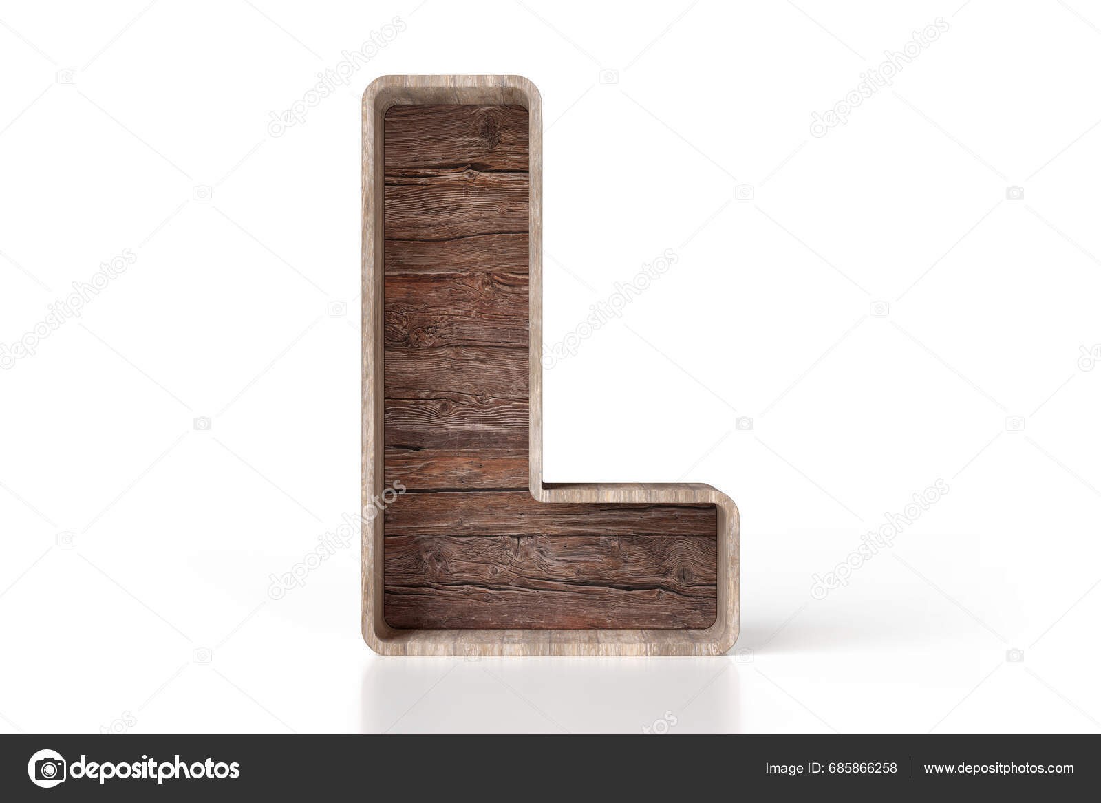 Estilo Rústico Tipografía Madera Colección Letra Adecuado Para Componer ...