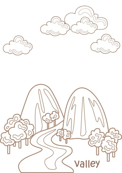 Valley cartoon Vector Images | Depositphotos