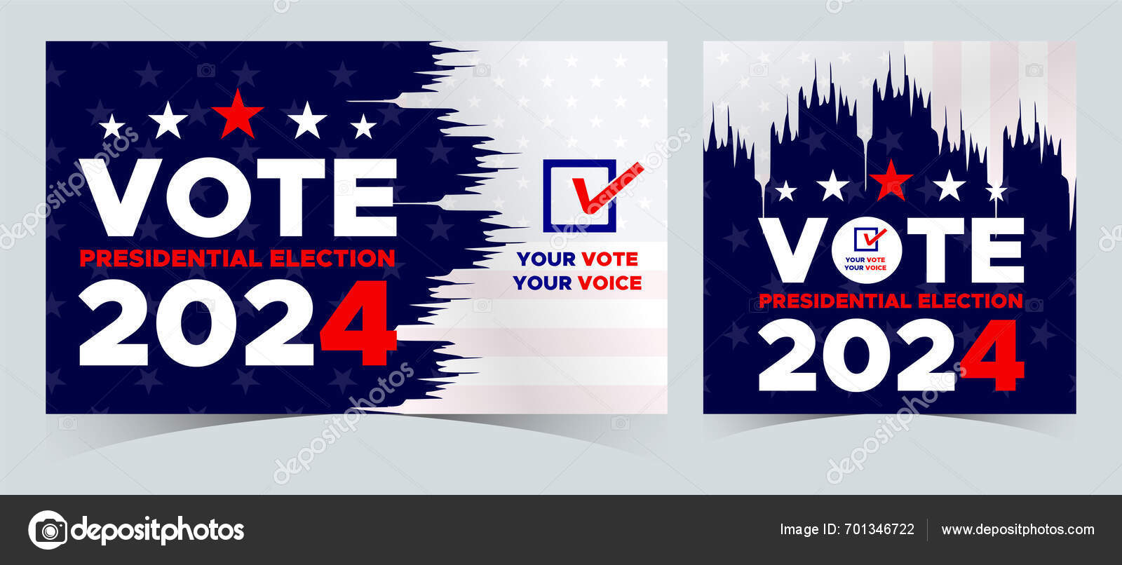 Set Vote 2024 Presidential Election Day United States Election 2024 ...