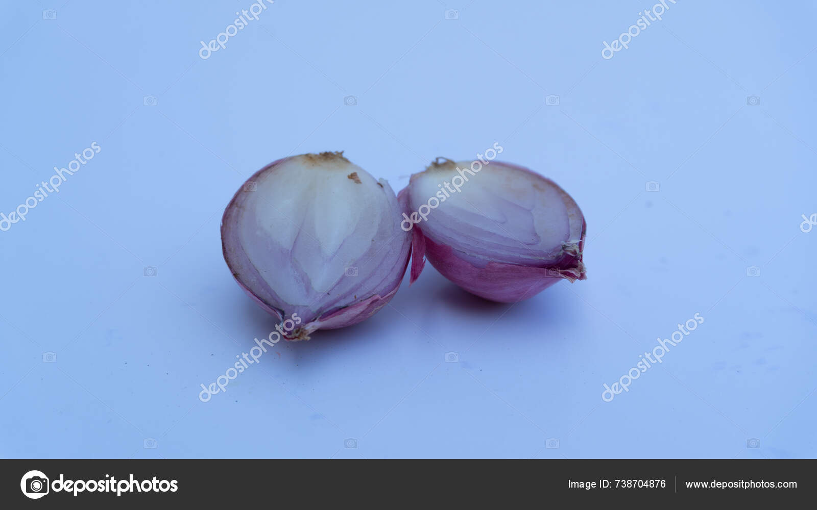 Fresh Shallots Capturing Natural Beauty Shallots Clean Background ...