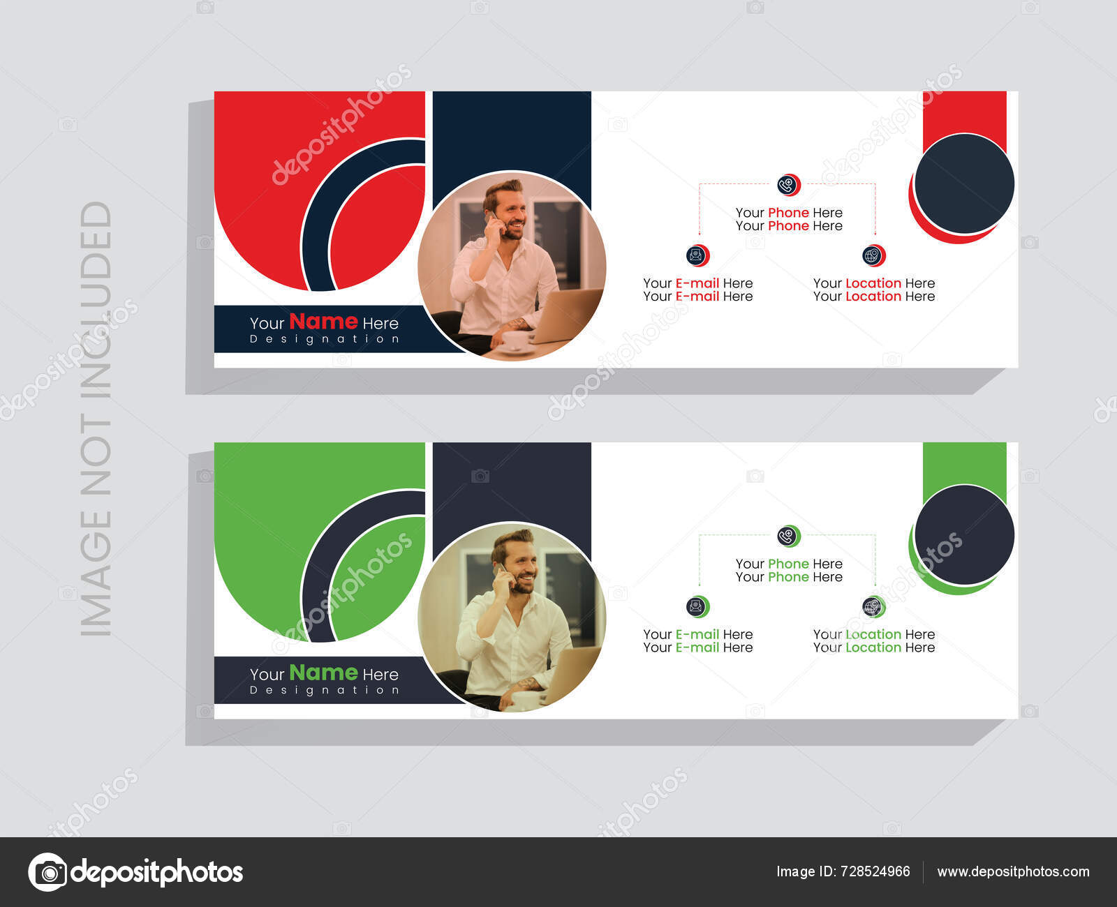 Sleek Professional Email Signature Design Featuring User's Name Title ...