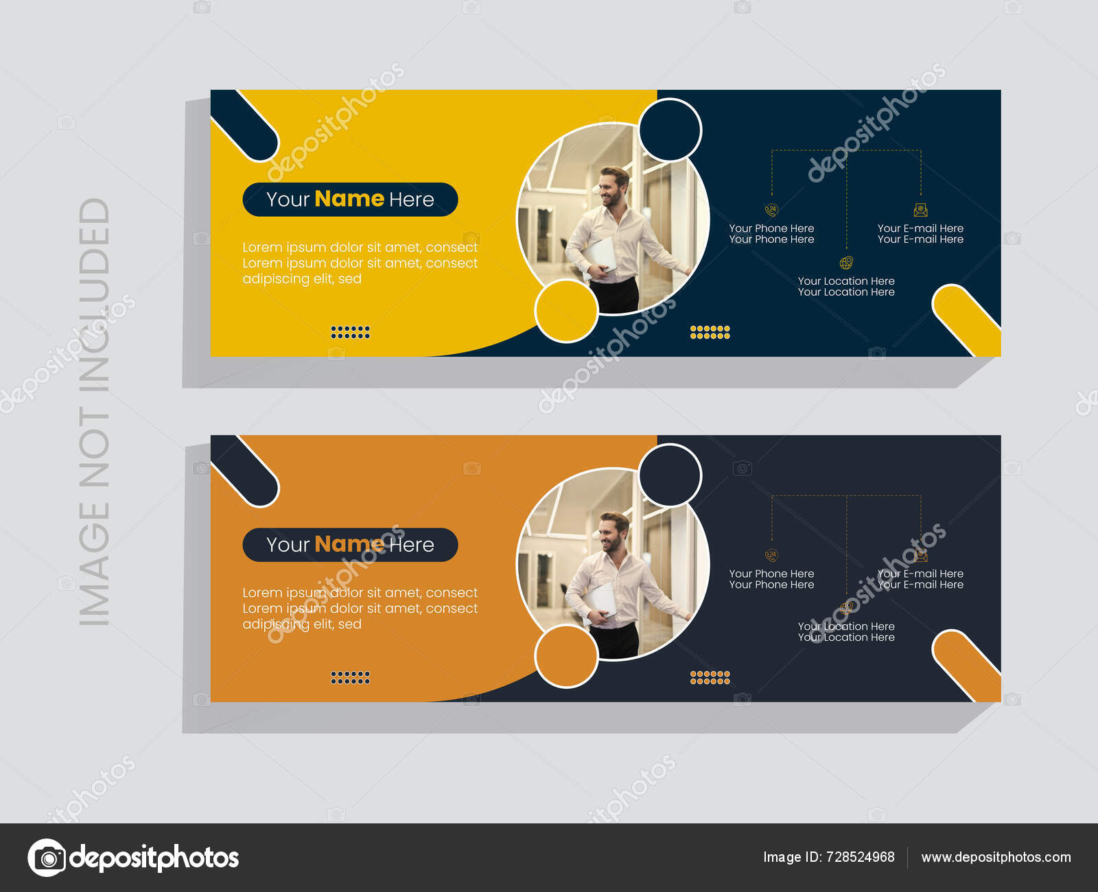 Sleek Professional Email Signature Design Featuring User's Name Title ...