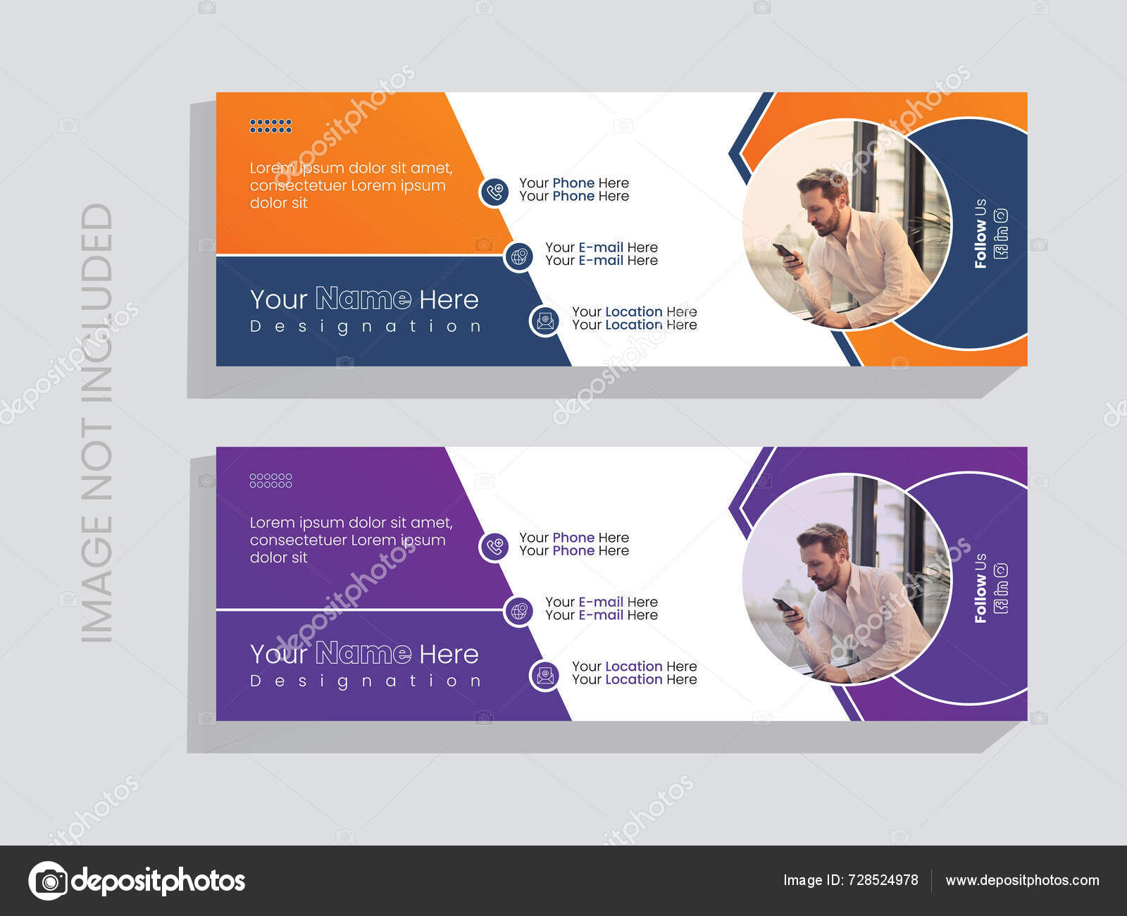 Sleek Professional Email Signature Design Featuring User's Name Title ...